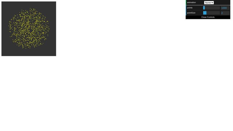 three.js point cloud example