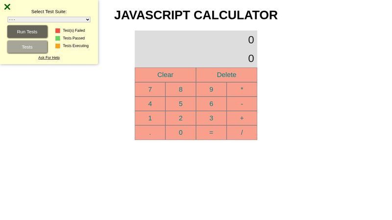 FCC : JavaScript Calculator