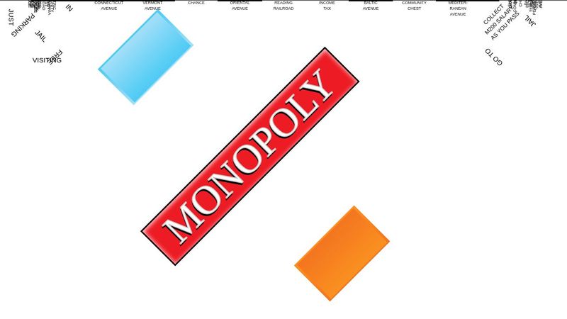 Monopoly Board Layout - CSS - Responsive