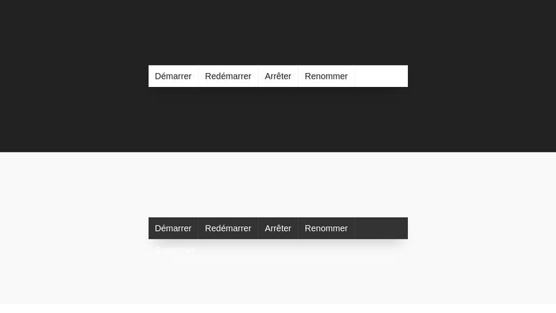 CSS : Hover Toolbar