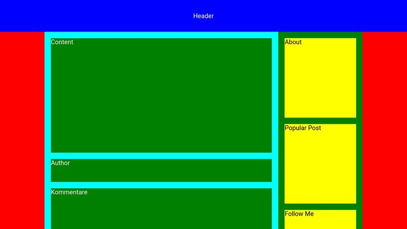 CSS Basic Layout - Blog