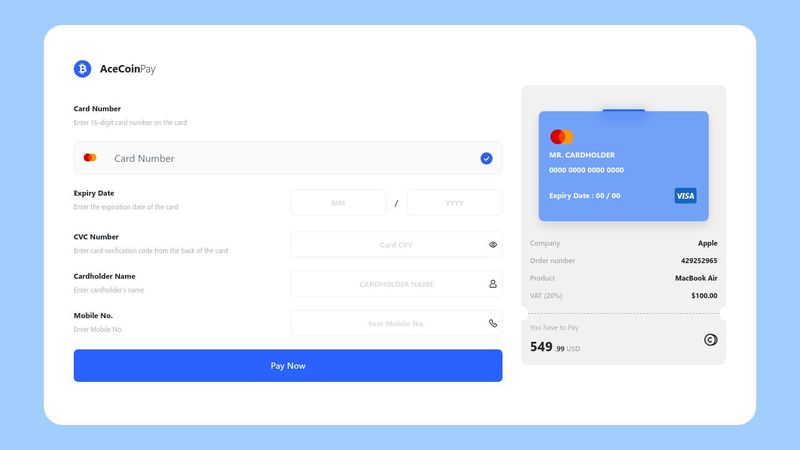 Responsive Payment Form