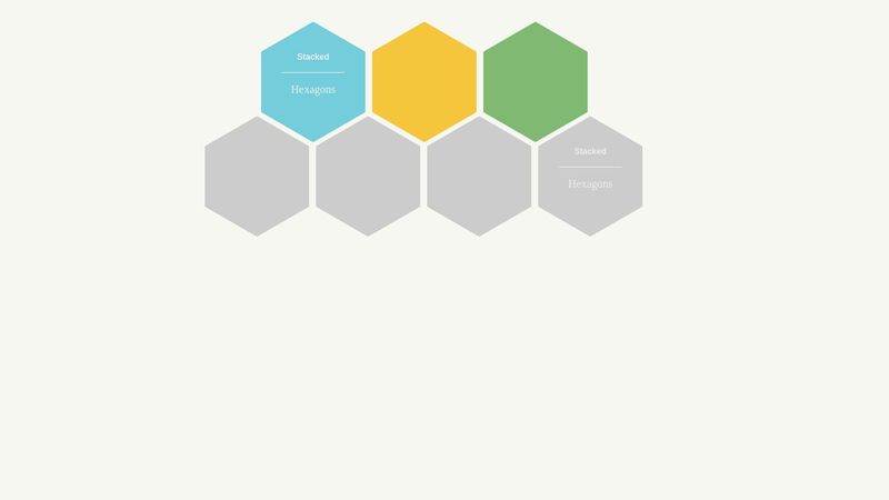 Stacked Hexagons