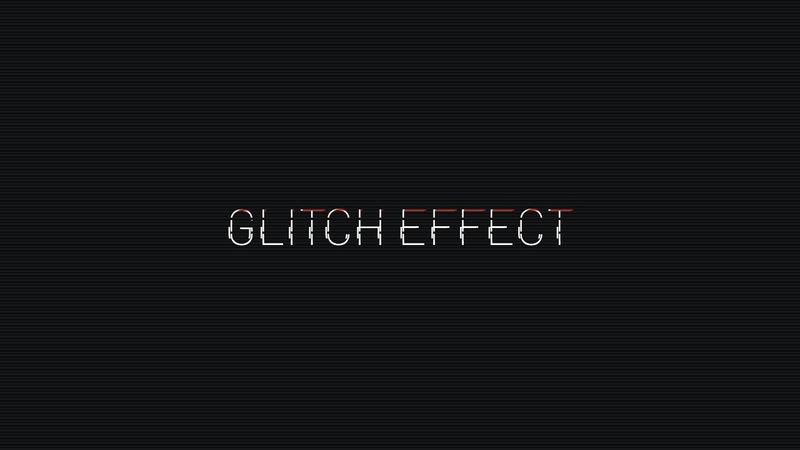 Only CSS: Glitch Effect