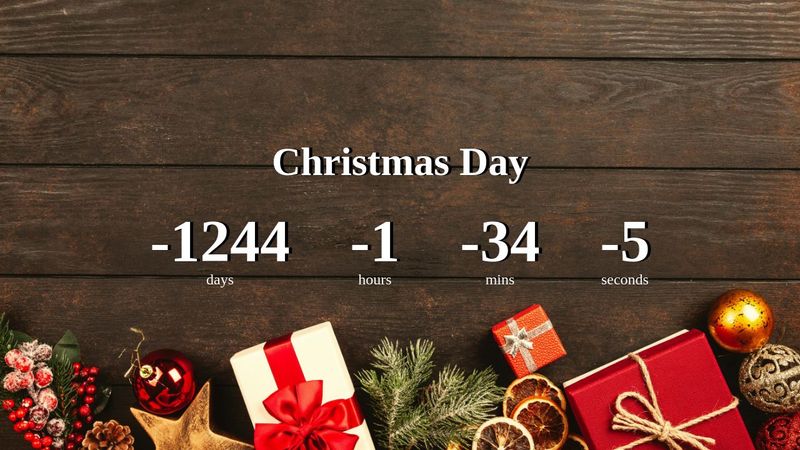 Christmas Countdown timer
