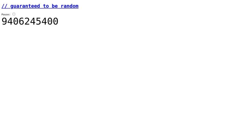 CSS Random Number Generator css-random-number-generator