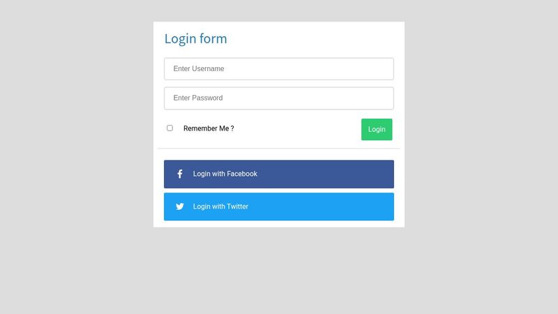 Login Form