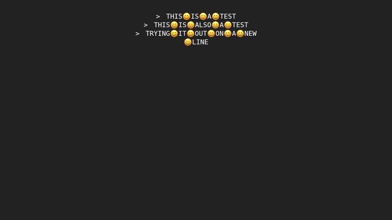 Replace Spaces With Emojis Replace Spaces With Emojis