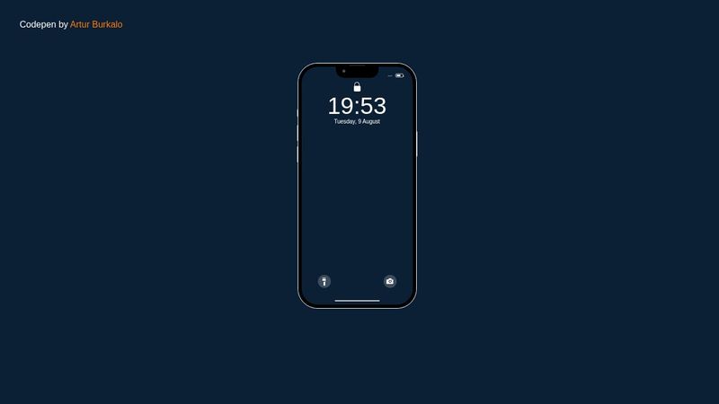 iPhone 13 Pro Max (CSS Only)