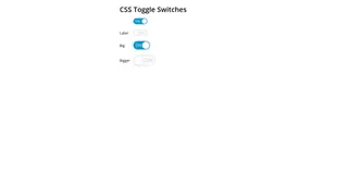 CSS Toggle Switch