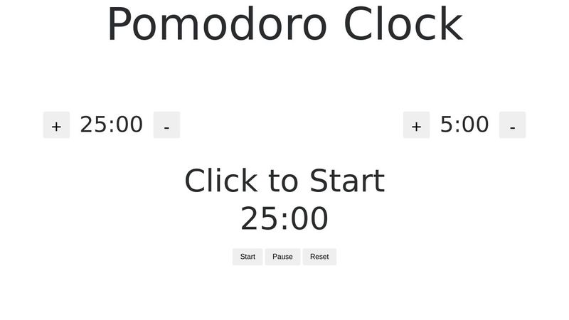 Pomodoro Clock