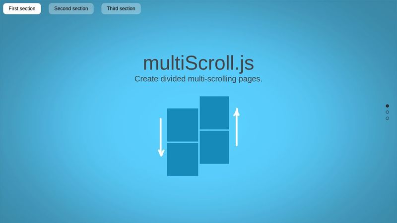 Multi-scrolling pages