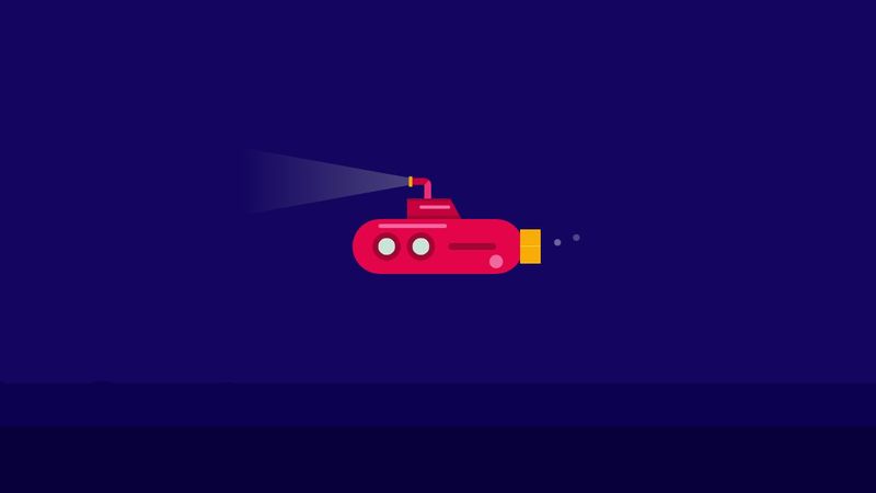 Submarine Animation (Pure CSS)