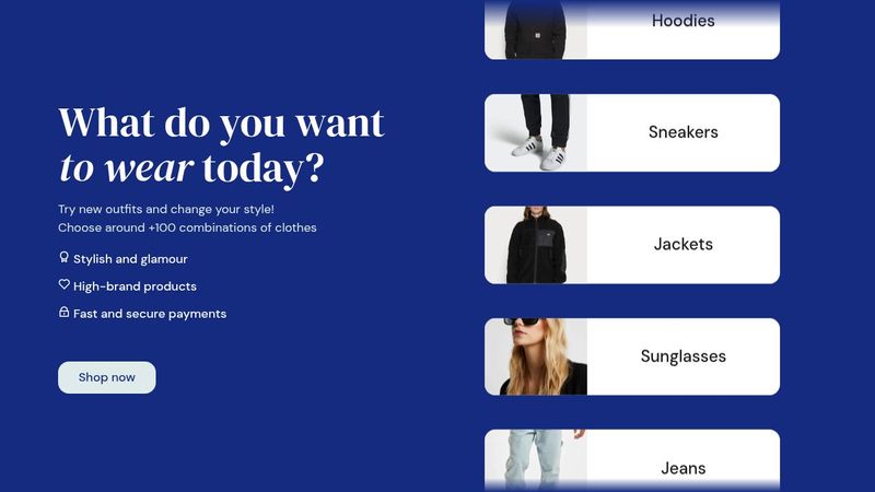 Vertical slider example - Swiper Slider