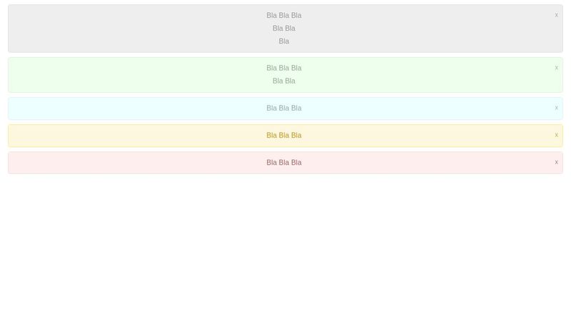 CSS ONLY closable alerts