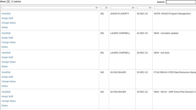 DataTables Multi Filter Select Example