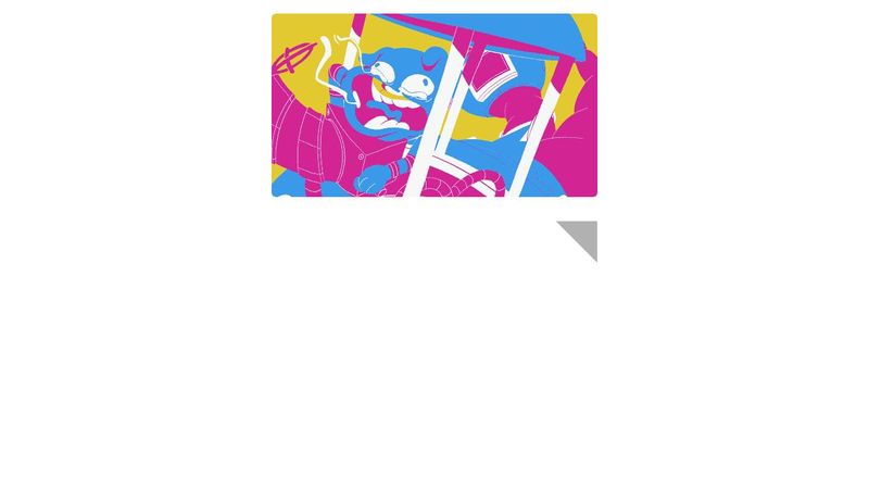 ASCII triangle image overlay