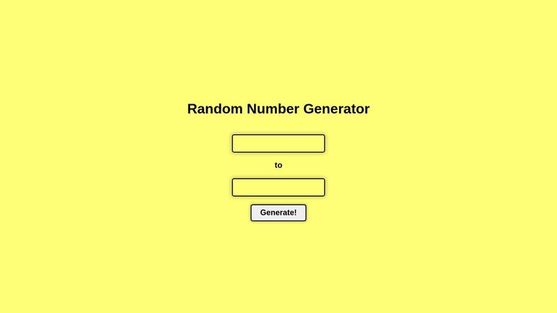 Updated Random Number Generator