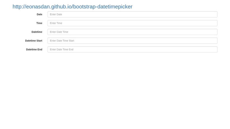 bootstrap-datetimepicker :: eonasdan