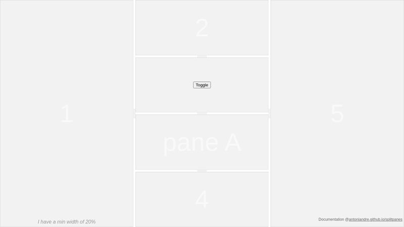 Splitpanes for Vue JS
