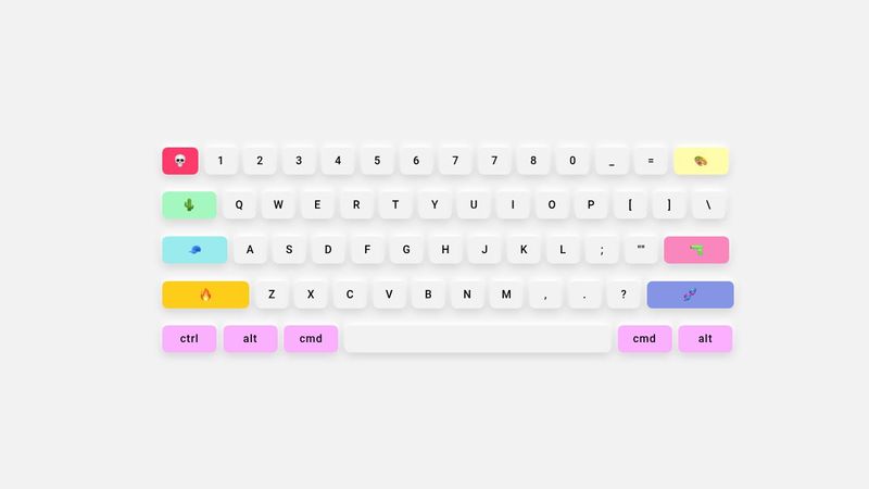 Neumorphism Keyboard
