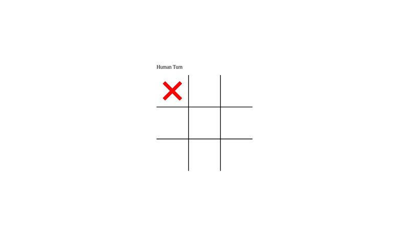 Tic Tac Toe - minimax algorithm