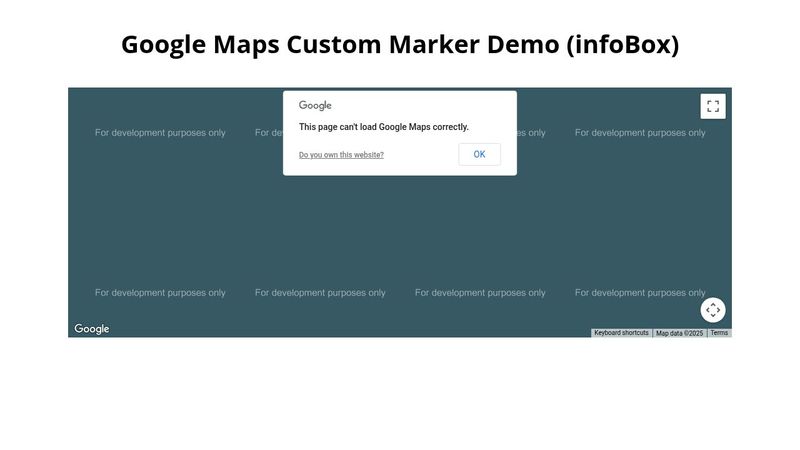 Google Maps infoBox