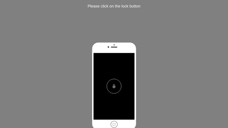 pure css iphone