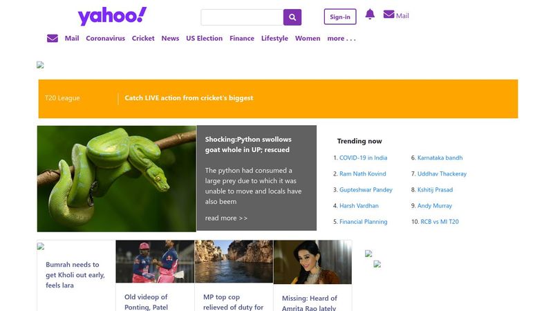 yahoo clone