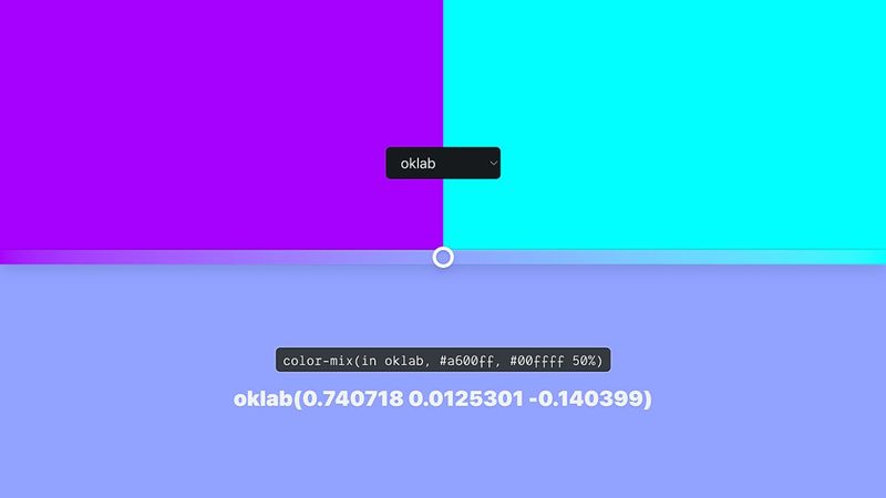Interactive CSS color-mix()