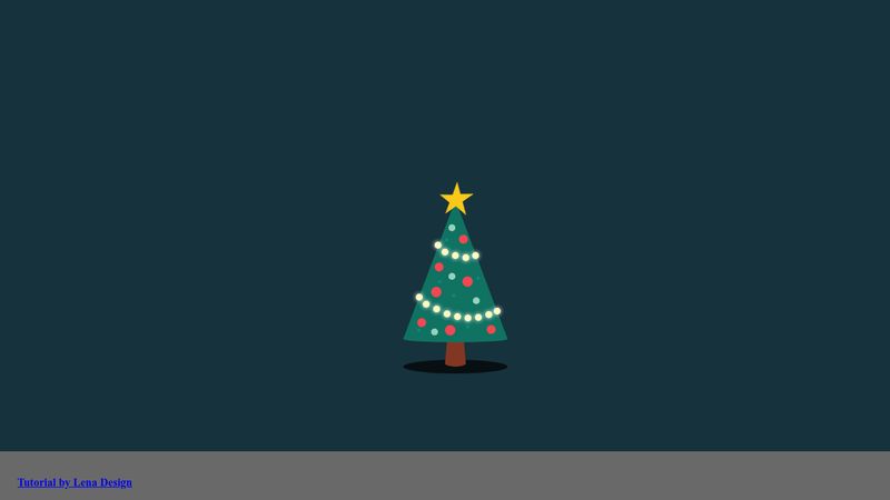 Css Christmas Tree Animation