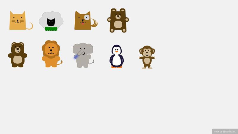 CSS Animals