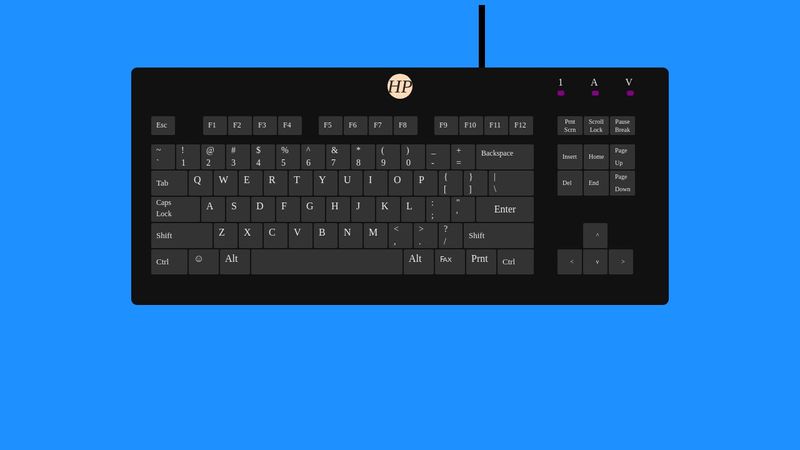 HP Keyboard Layout