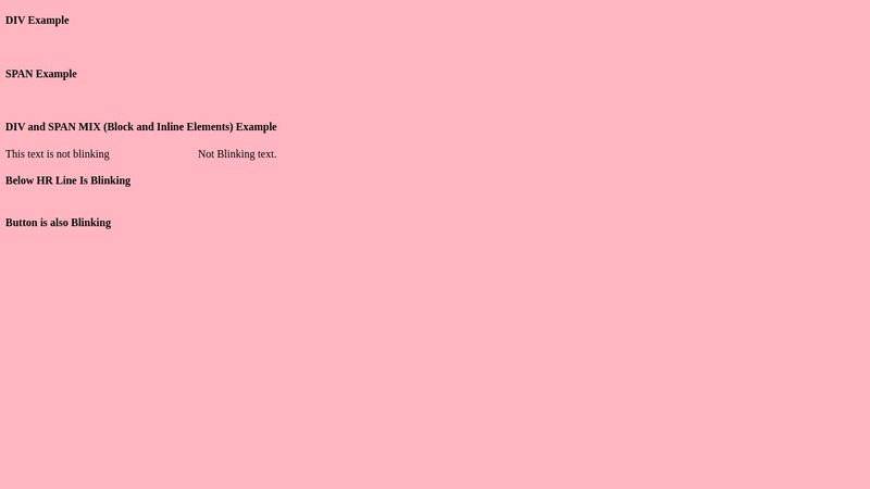 Blink Text Button Div Html Elements Using Jquery blink-text-button-div-html-elements-using-jquery