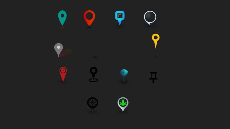 SVG Map Markers Inspiration
