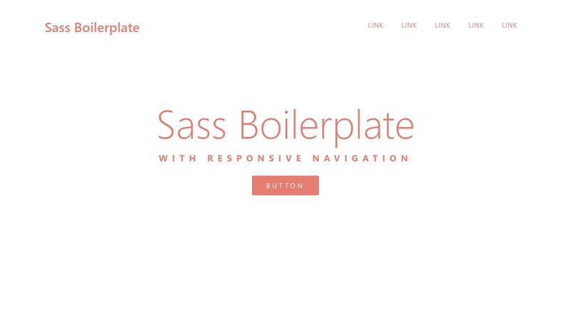 Responsive boilerplate built with scss