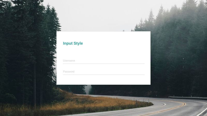 CodePen Modern Style Input Text CodePen Modern Style Input Text