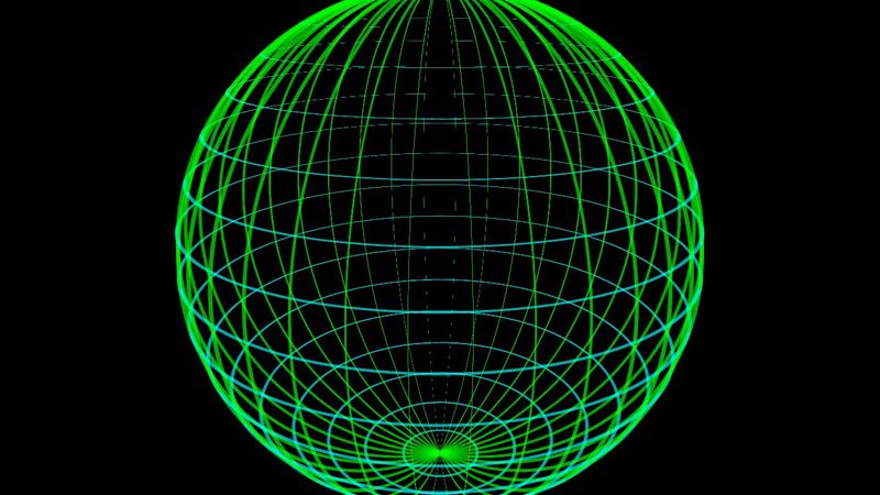 Responsive CSS Sphere Wireframe Pug + SASS mixins