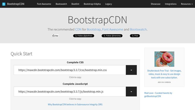 bootstrapcdn.com