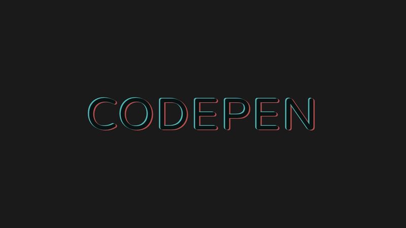 CodePen Text Effect