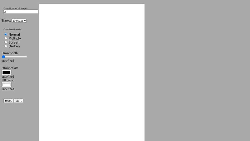 SVG Random Shape Generator Layered with Options