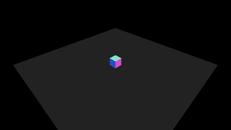 Three.js object follow cursor
