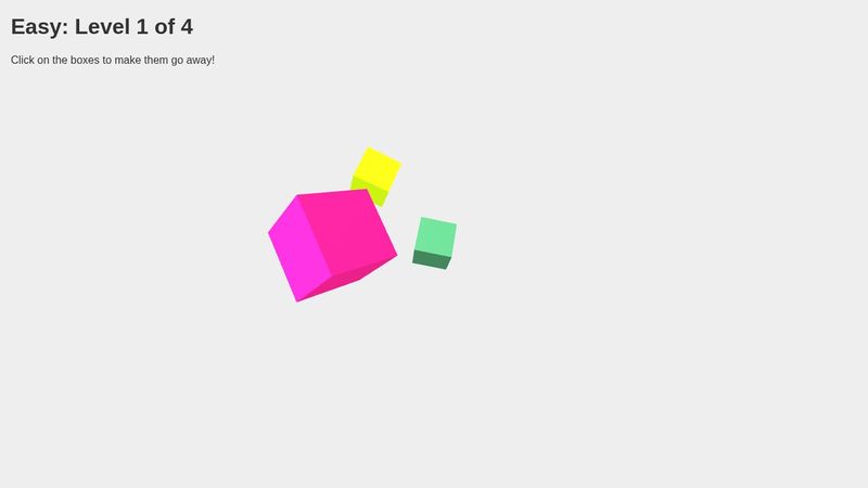 THREE.js cube game