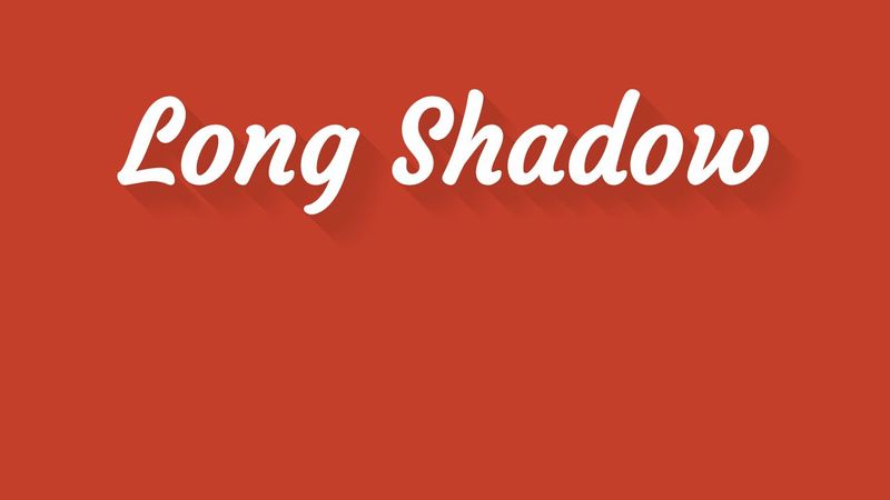 Long Shadow in CSS