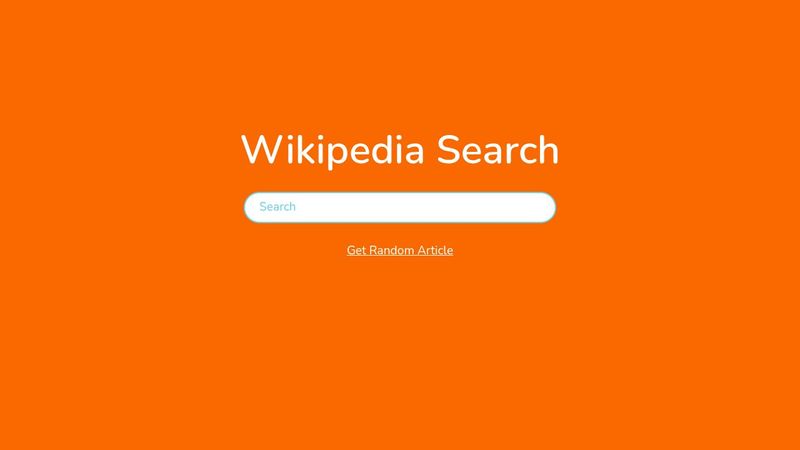 Wikipedia Search