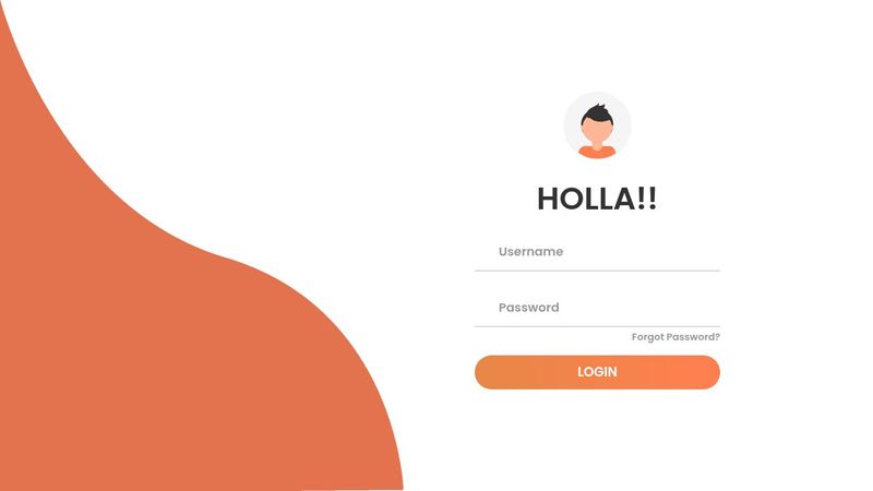 Animated Login Page