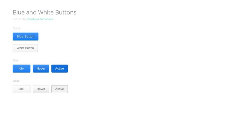 Blue & White Buttons