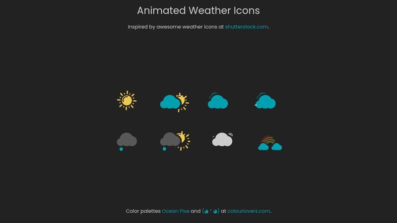 Animated Weather Icons