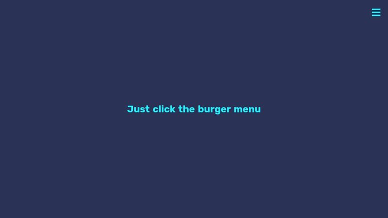 Burger Menu Animation