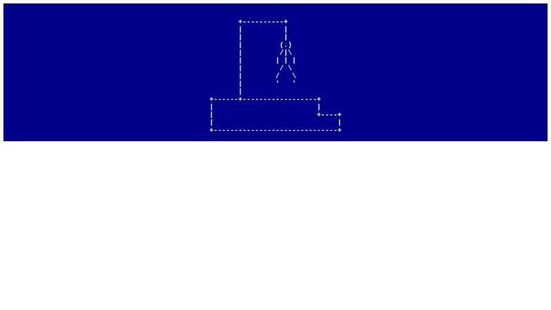 Hangman Ascii 1st version